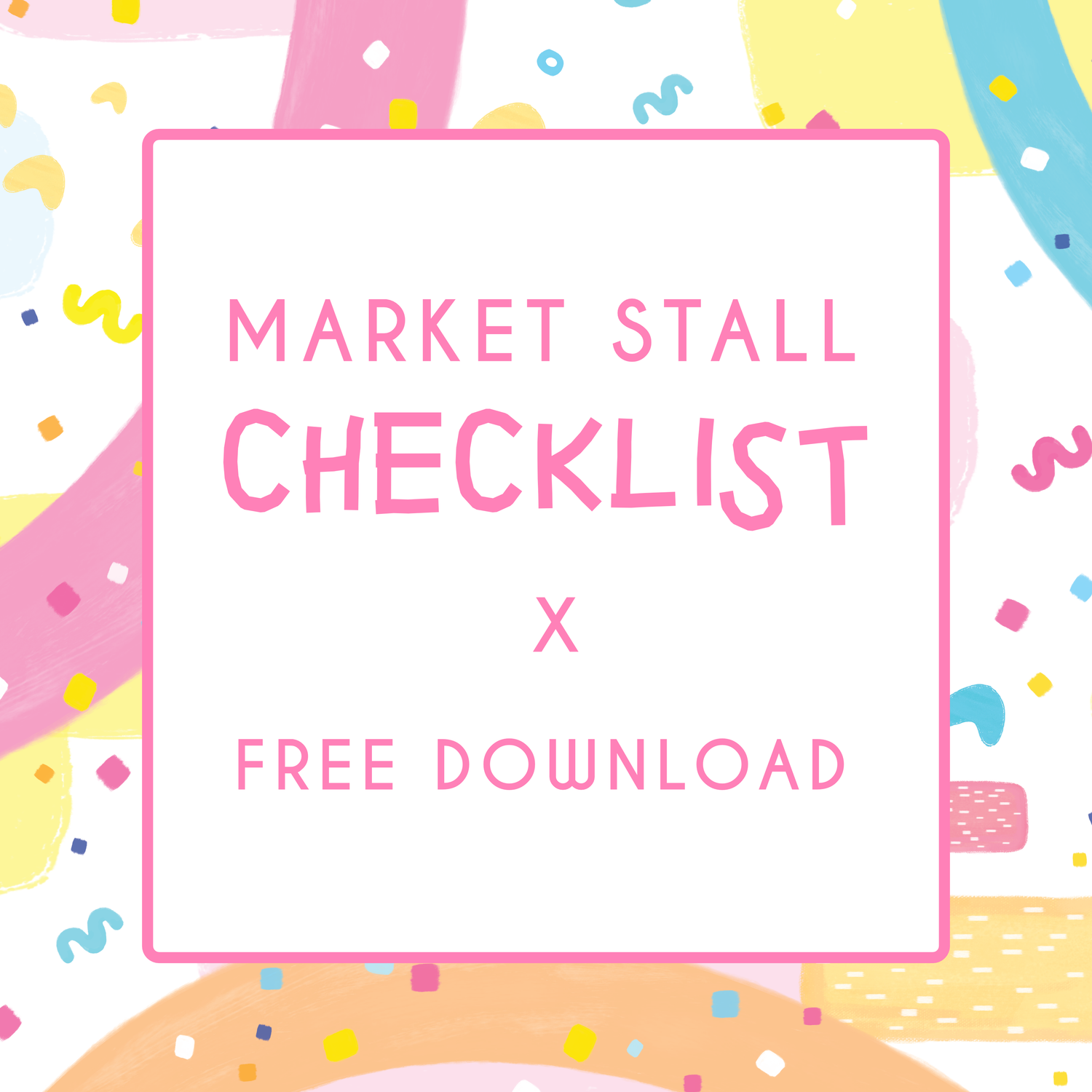 Market Stall Checklist | FREE download! – CoconuTacha