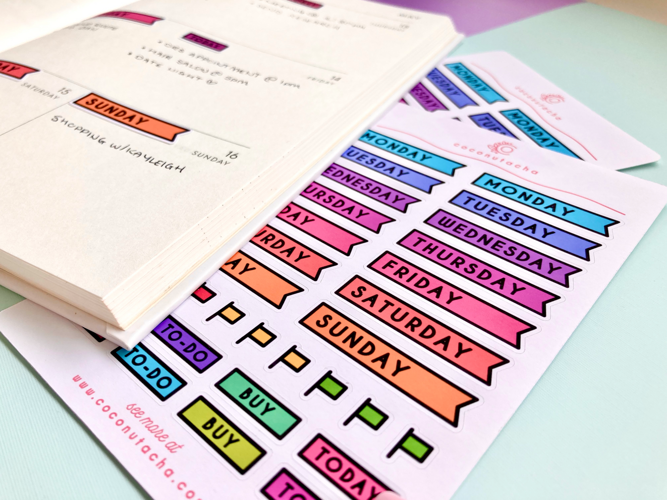 Daily To Do Planner Stickers – CoconuTacha